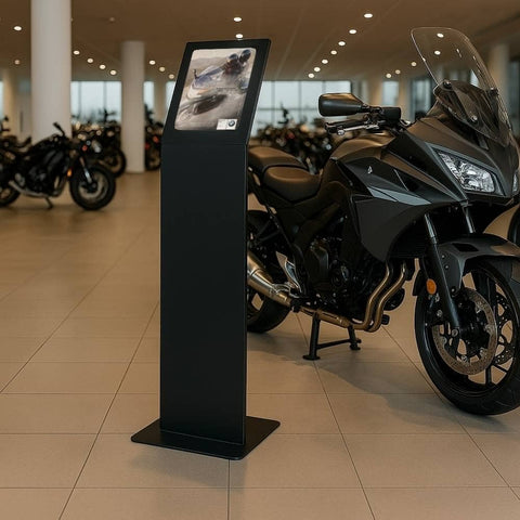 Black A4 Freestanding Poster Display Stand | Displaysense