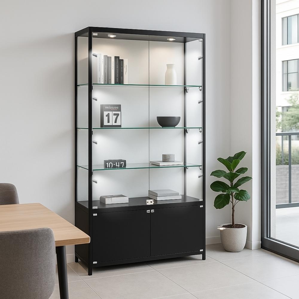 Metal Glass Display Cabinet Buy Argos Home 2 Door Glass Display