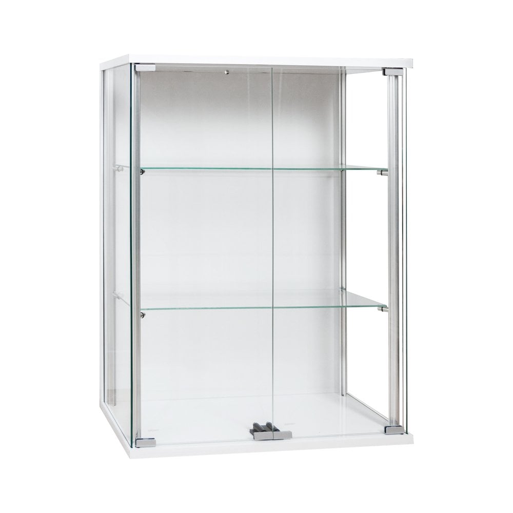 Wall Mounted Glass Fronted Display Cabinets Morinome 5 Tier Glass Door